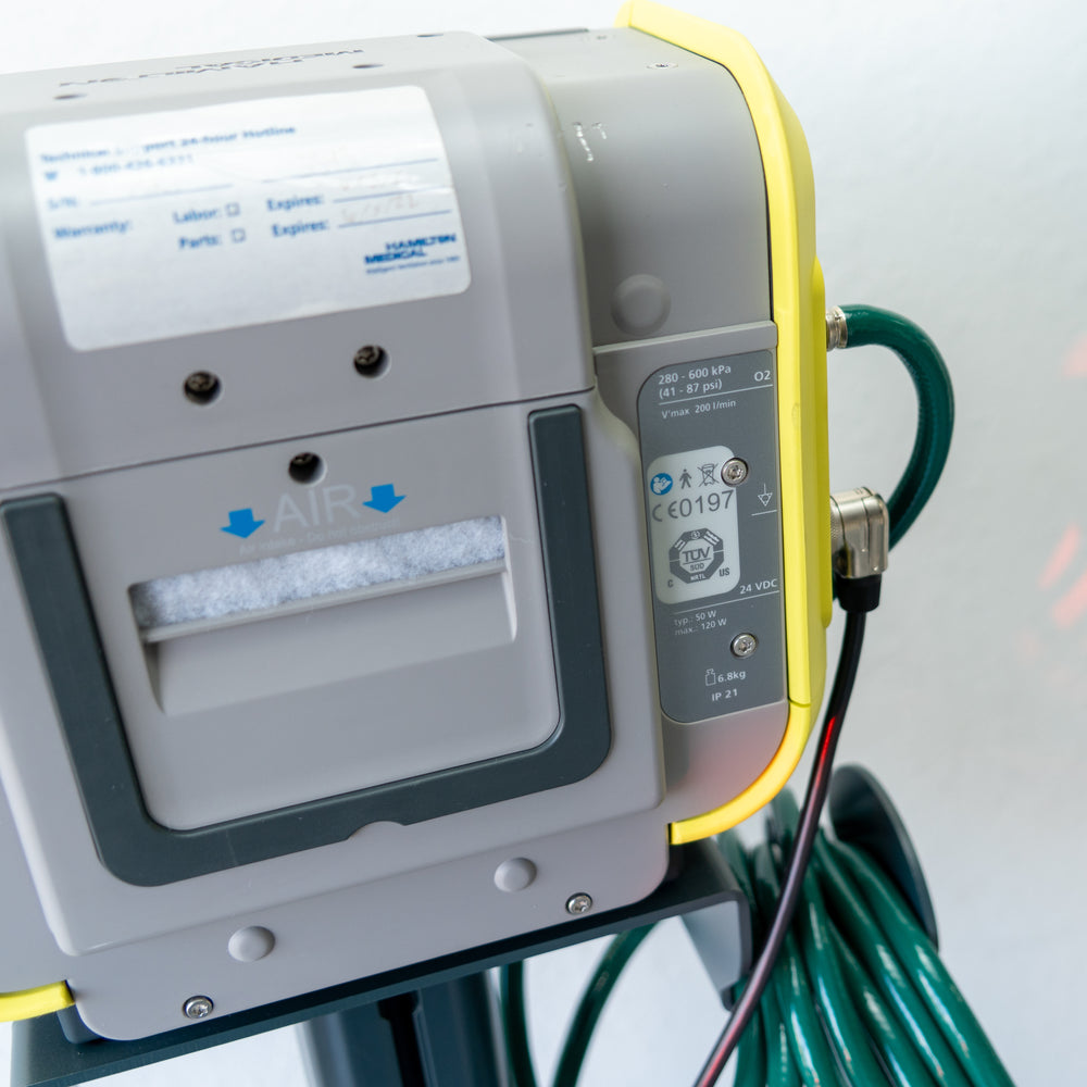 Hamilton Medical MR1 TeslaSpy MR Ventilator with Rolling Stand ...