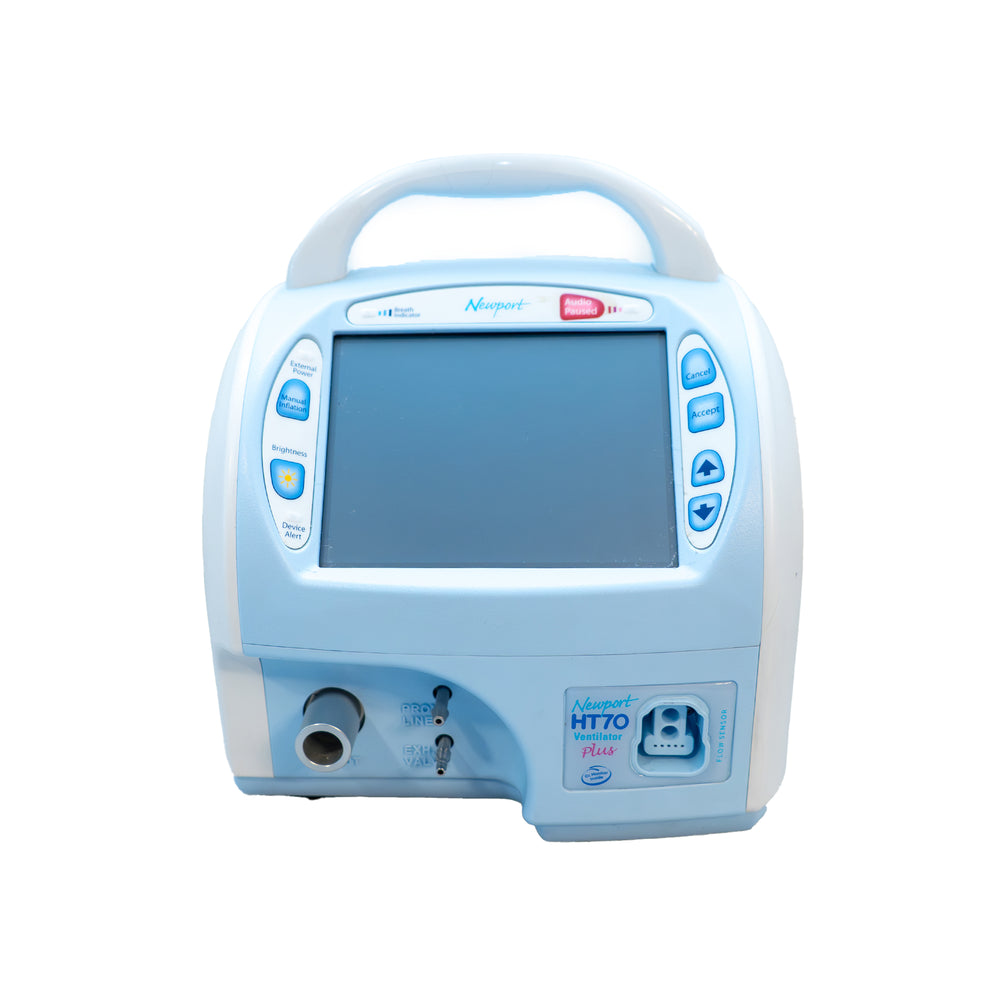 NEWPORT HT70 PLUS - Respiratory Ventilator Includes O2 Mixer, Flow Sen ...