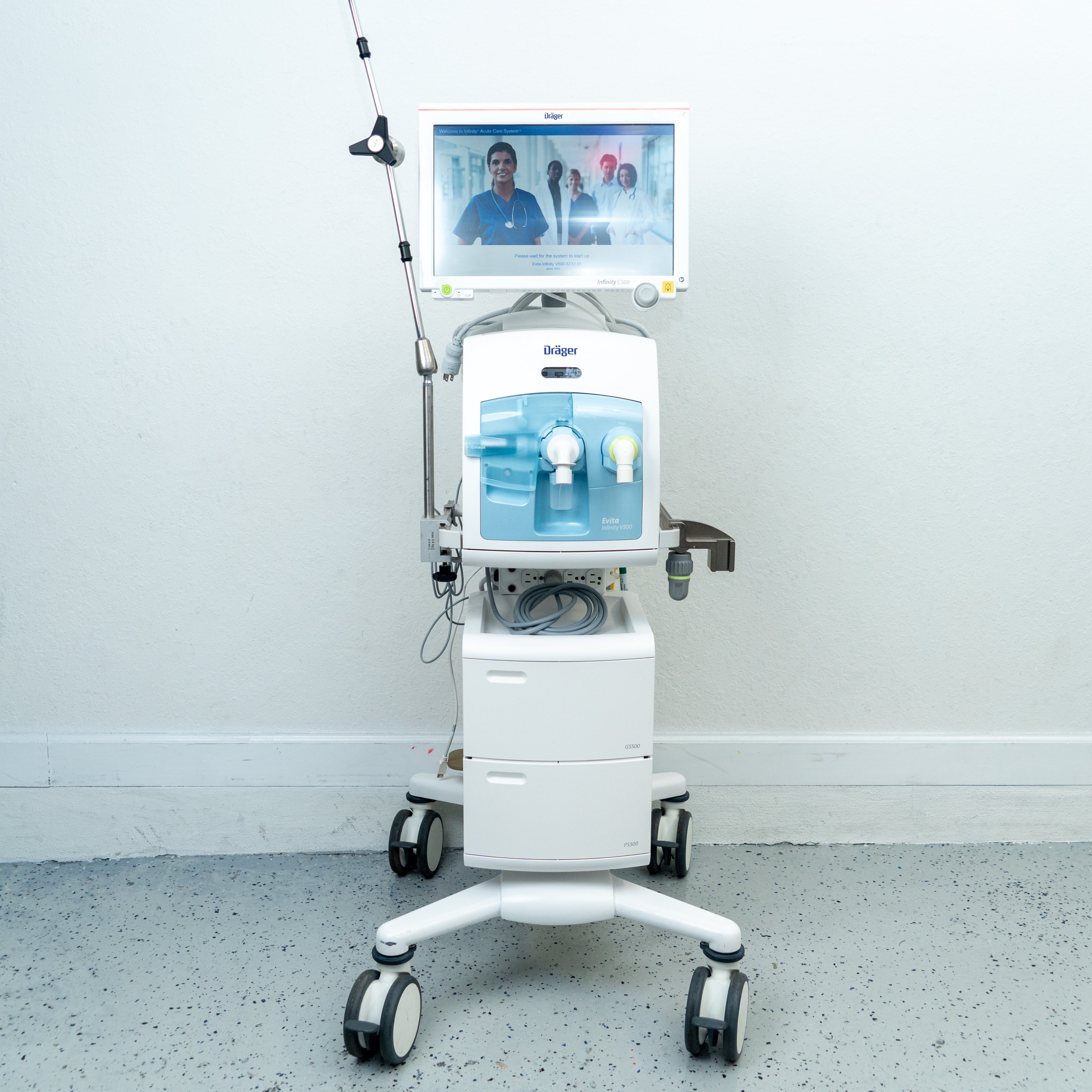 Drager Evita Infinity V500 Ventilator w/ Neo 2020 Model – Loyalty Medical