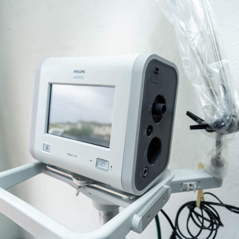 Philips Respironics Trilogy EV300 Portable Ventilator with Rolling Car – Loyalty Medical